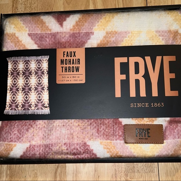 Frye | Bedding | Frye Mohair Throw Bedding Bnwts 0 | Poshmark